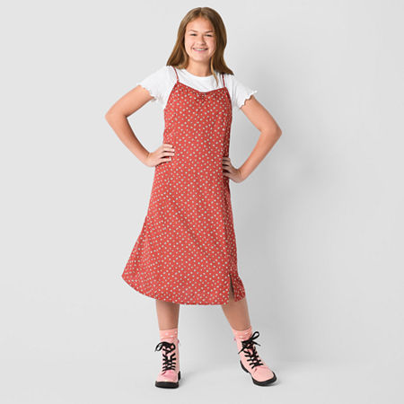 Click here for Thereabouts Little & Big Kid Girls Midi Dots Dress... prices