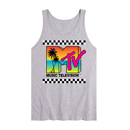 Click here for Novelty Mens Scoop Neck Sleeveless MTV Tank Top  X... prices