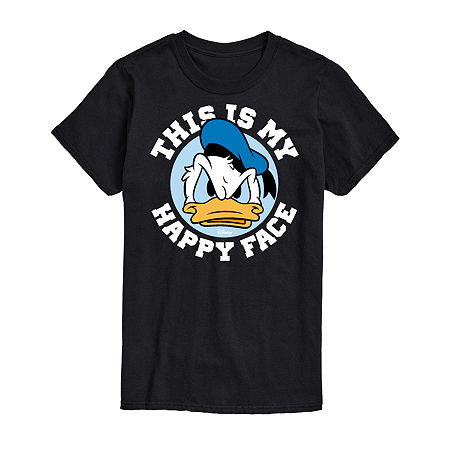 Click here for Mens Short Sleeve Donald Duck This Is My Happy Fac... prices