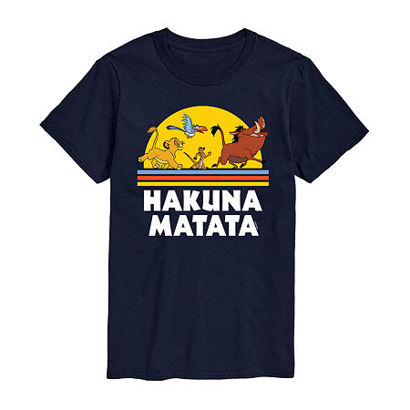 Click here for Mens Short Sleeve The Lion King Hakuna Matata Grap... prices