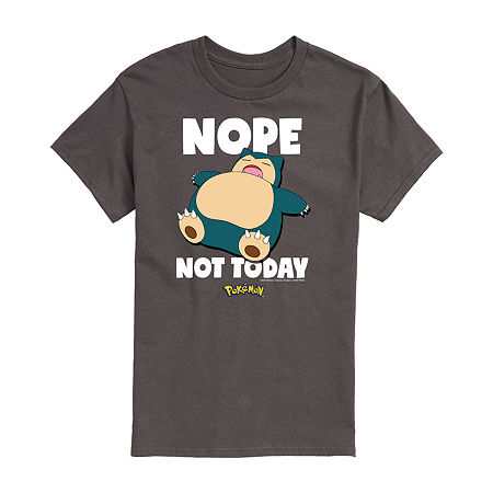Click here for Mens Short Sleeve Pokemon Nope Not Today Graphic T... prices