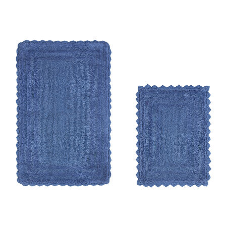 Click here for Better Trends Lilly Crochet Bath Rug  One Size  Bl... prices