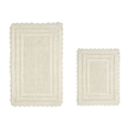 Click here for Better Trends Lilly Crochet Bath Rug  One Size  Be... prices