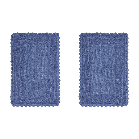 Click here for Better Trends Lilly Crochet Bath Rug  One Size  Bl... prices