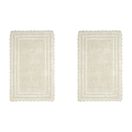 Click here for Better Trends Lilly Crochet Bath Rug  One Size  Be... prices