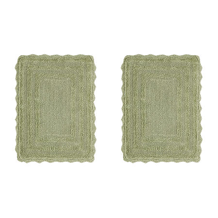 Click here for Better Trends Lilly Crochet Bath Rug  One Size  Gr... prices