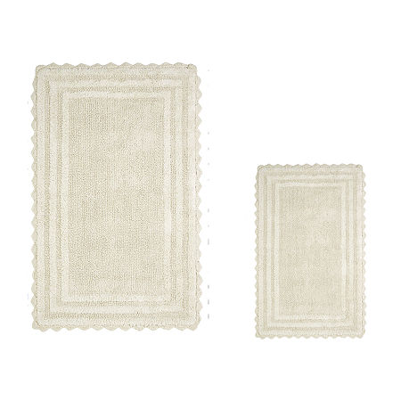 Click here for Better Trends Lilly Crochet Bath Rug  One Size  Be... prices