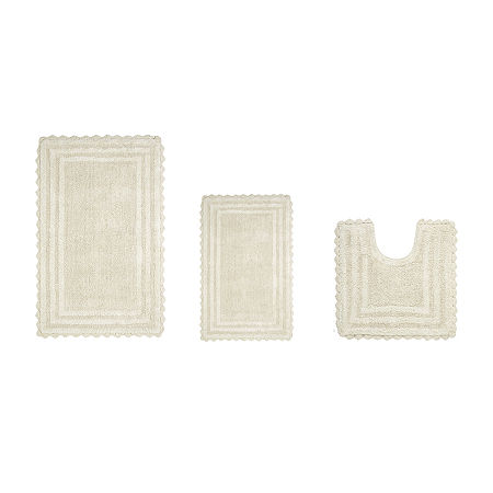Click here for Better Trends Lilly Crochet Bath Rug  One Size  Be... prices