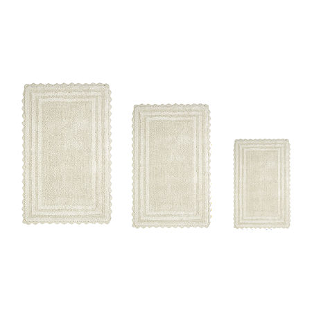 Click here for Better Trends Lilly Crochet Bath Rug  One Size  Be... prices