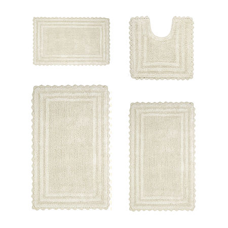 Click here for Better Trends Lilly Crochet Bath Rug  One Size  Be... prices