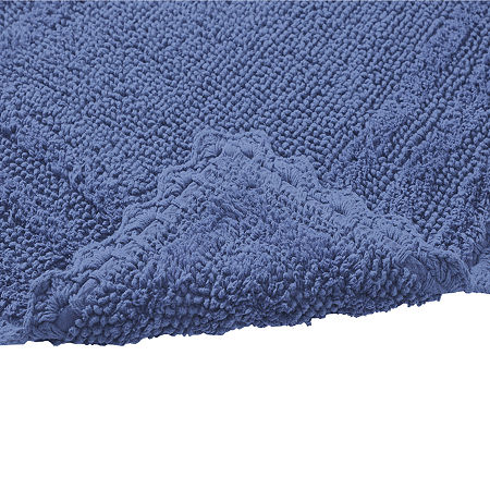 Click here for Better Trends Lilly Crochet Bath Rug  One Size  Bl... prices