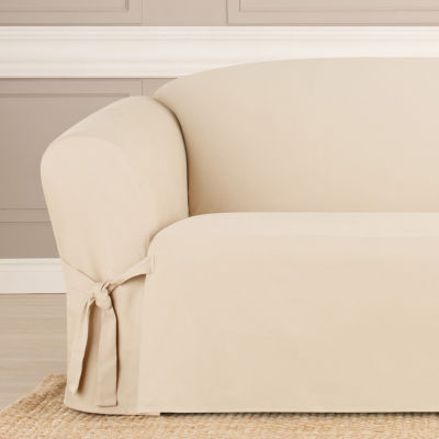 Sure Fit Heavy Weight Cotton Canvas Sofa Slipcovers - JCPenney