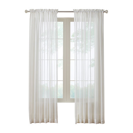 Click here for Habitat Rhapsody Voile Rod Pocket Sheer Single Cur... prices