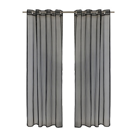 Commonwealth(tm) No Seem Grommet Outdoor Curtain Panel