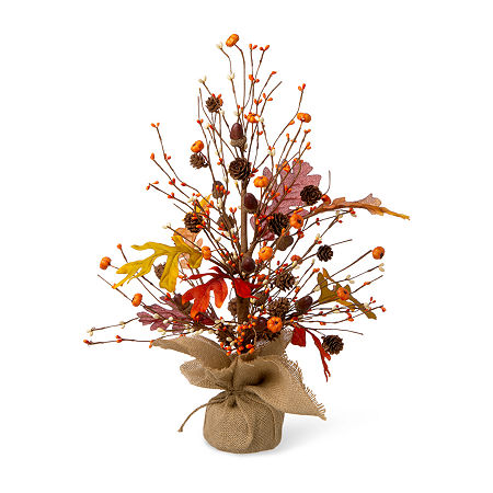 Glitzhome 20 Harvest Table Tree Decor - Multi