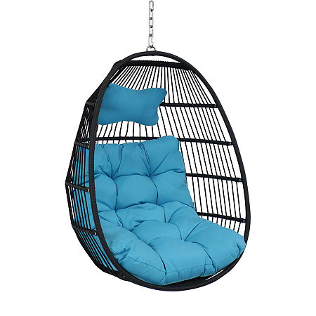 Click here for Julia Hanging Egg Chair with Cushions  One Size  B... prices