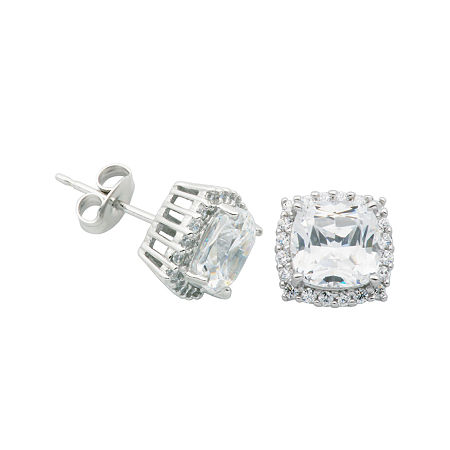 Click here for DiamonArt Cushion-Cut Cubic Zirconia Sterling Silv... prices