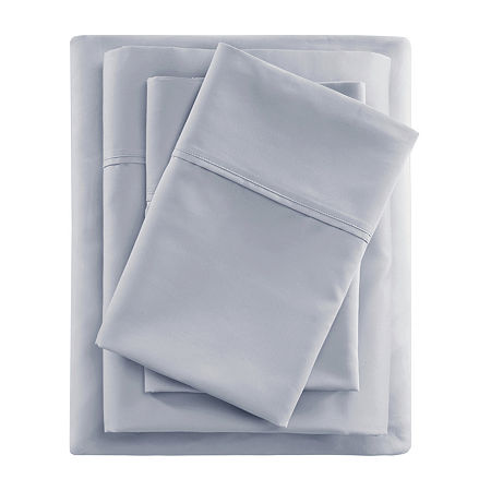 Beautyrest Cooling 600 Thread Count Cotton Blend 4-Pc. Sheet Set  Full - Blue