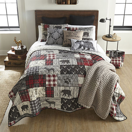 American Heritage Textiles Timber Quilt 2 Piece Set  Twin - Multi