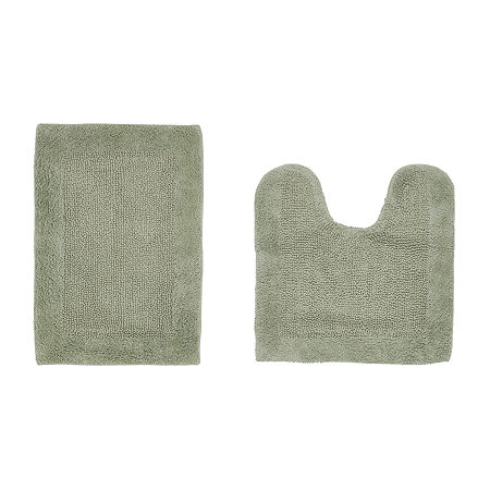 Click here for Better Trends Edge Bath Rug  One Size  Green prices
