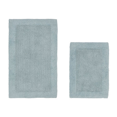 Click here for Better Trends Edge Bath Rug  One Size  Blue prices