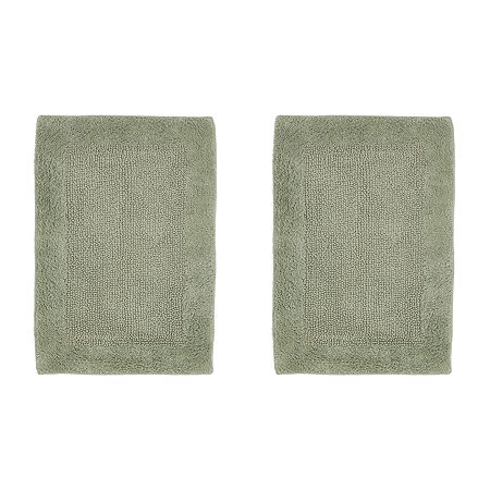 Click here for Better Trends Edge Bath Rug  One Size  Green prices