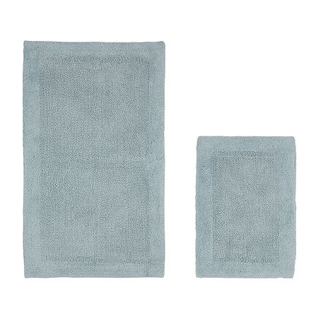 Click here for Better Trends Edge Bath Rug  One Size  Blue prices