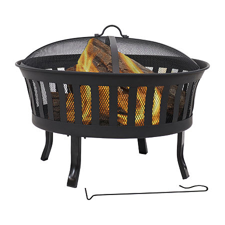 Click here for Weather Resistant Fire Pit  One Size  Black prices