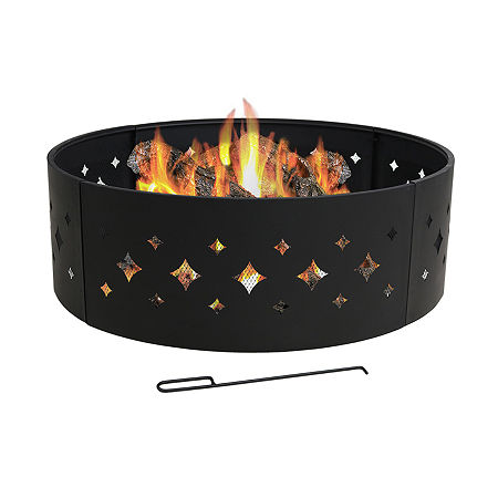 Click here for Weather Resistant Fire Pit  One Size  Black prices