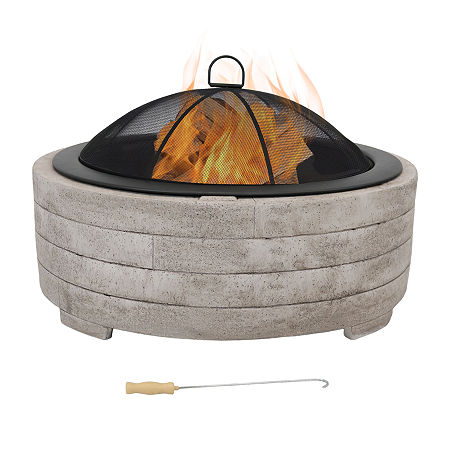 Click here for Weather Resistant Fire Pit  One Size  Gray prices