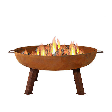 Click here for Weather Resistant Fire Pit  One Size  Brown prices