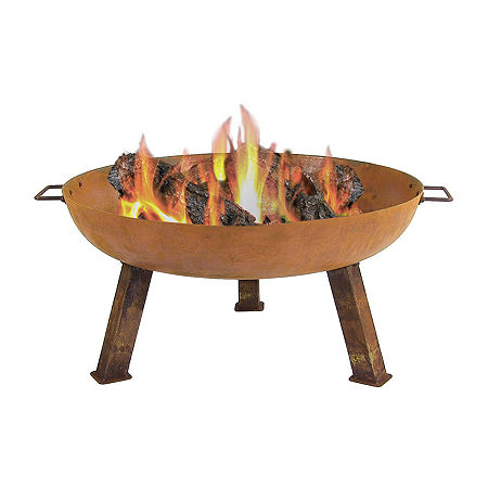 Click here for Weather Resistant Fire Pit  One Size  Orange prices