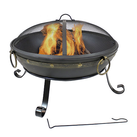 Click here for Weather Resistant Fire Pit  One Size  Black prices