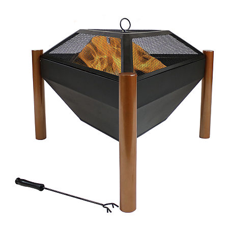 Click here for Weather Resistant Fire Pit  One Size  Black prices