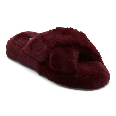 Click here for Mixit Criss Cross Womens Slip-On Slippers  Small... prices