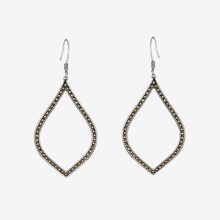 Click here for Womens Sterling Silver Drop Earrings  One Size prices