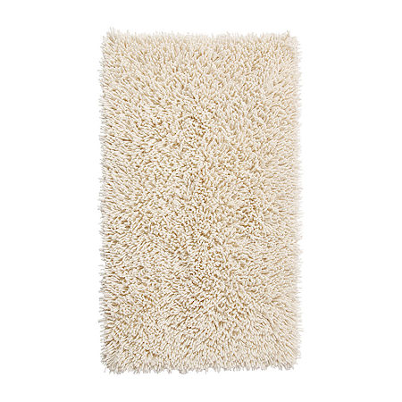Click here for Knightsbridge Chenille Shaggy Bath Rug  One Size... prices