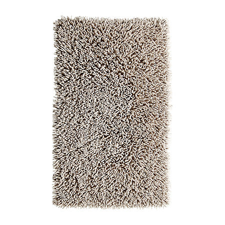 Click here for Knightsbridge Chenille Shaggy Bath Rug  One Size... prices