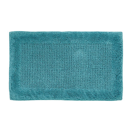 Click here for Knightsbridge Naples Bath Rug  One Size  Blue prices