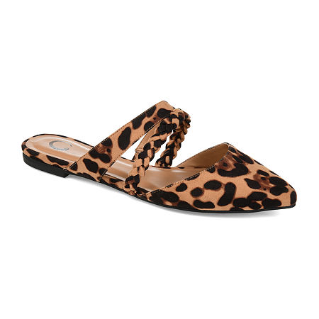 Journee Collection Womens Olivea Braided Slides - Beige