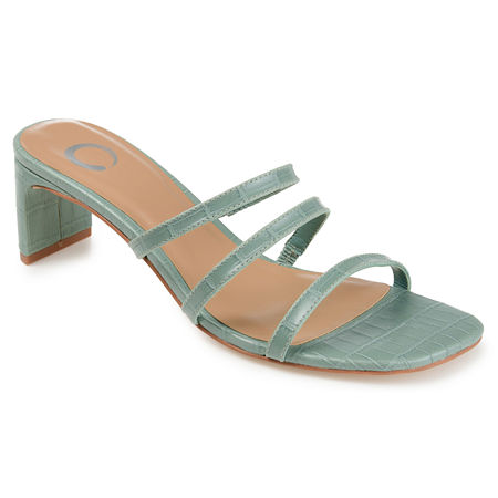 Journee Collection Womens Hariett Sandals - Green