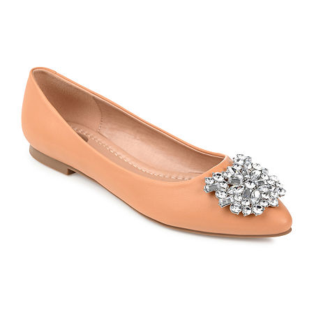 Click here for Journee Collection Renzo Womens Pointed Ballet Fla... prices