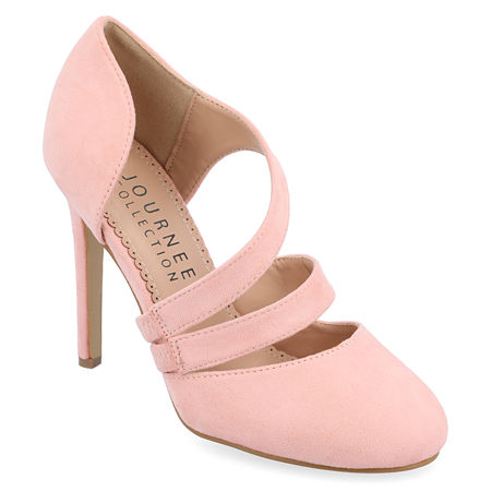 Journee Collection Womens Zeera Heels - Pink