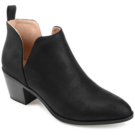 Click here for Journee Collection Womens Lola Stacked Heel Bootie... prices