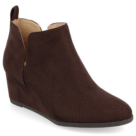 Click here for Journee Collection Womens Mylee Wedge Heel Booties... prices