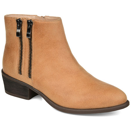 Journee Collection Womens Jayda Booties - Tan