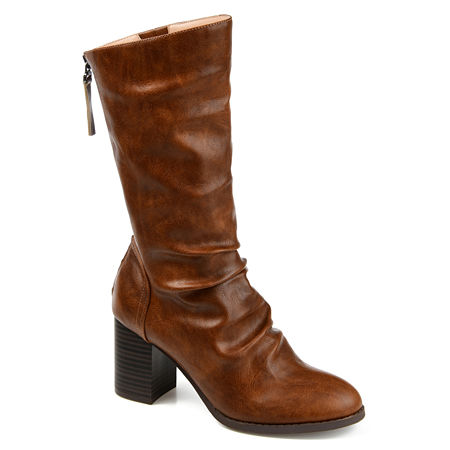 Click here for Journee Collection Womens Sequoia Stacked Heel Slo... prices