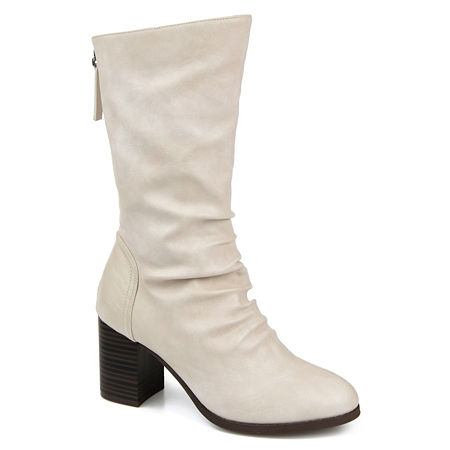 Click here for Journee Collection Womens Sequoia Stacked Heel Slo... prices