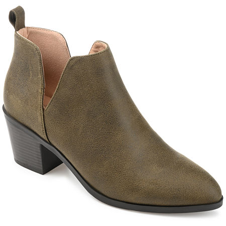 Click here for Journee Collection Womens Lola Stacked Heel Bootie... prices