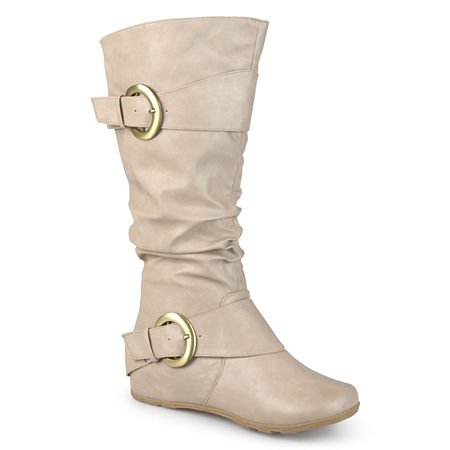 Click here for Journee Collection Womens Paris Wide Calf Flat Hee... prices